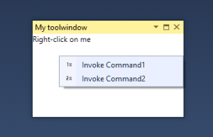 SAMPLE: How to create a Visual Studio context menu | Visual Studio ...